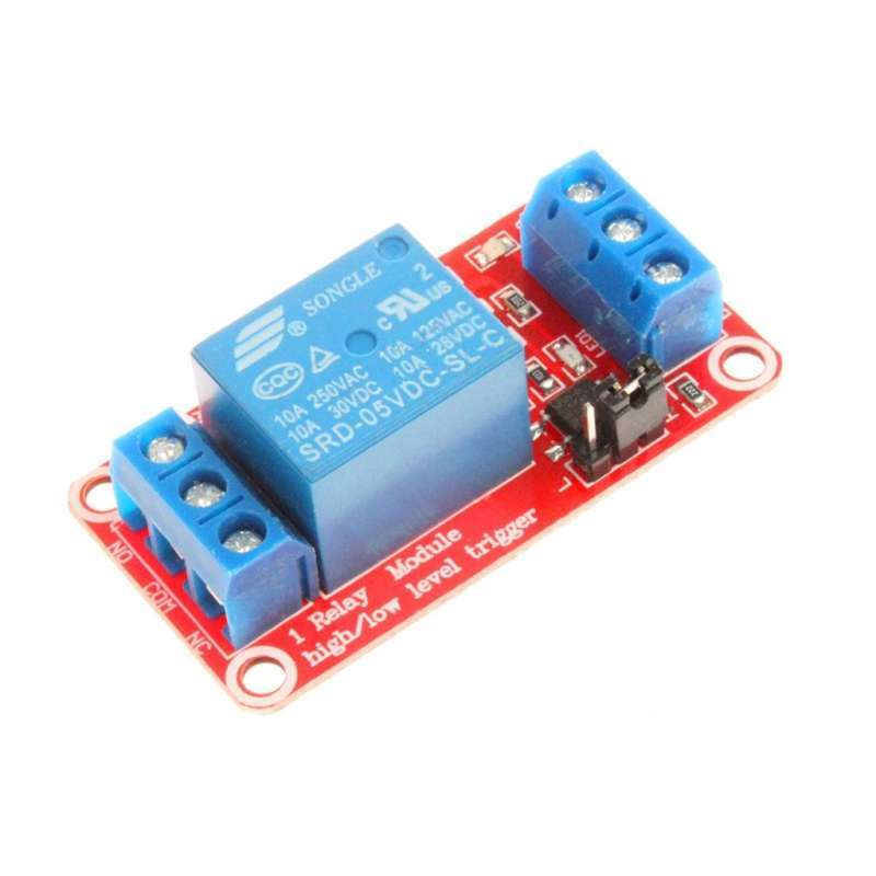 Jual 1 Channel Relay with Optocoupler Module Board Shield High Low ...