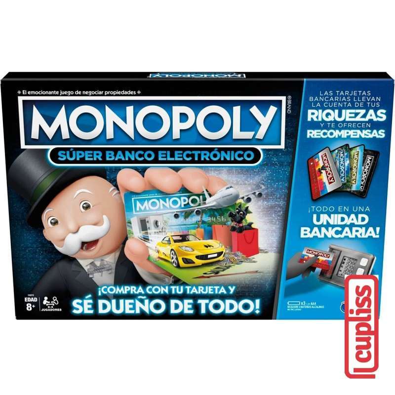 Jual Hasbro Board Game E8978 Monopoly Super Electronic Banking ...