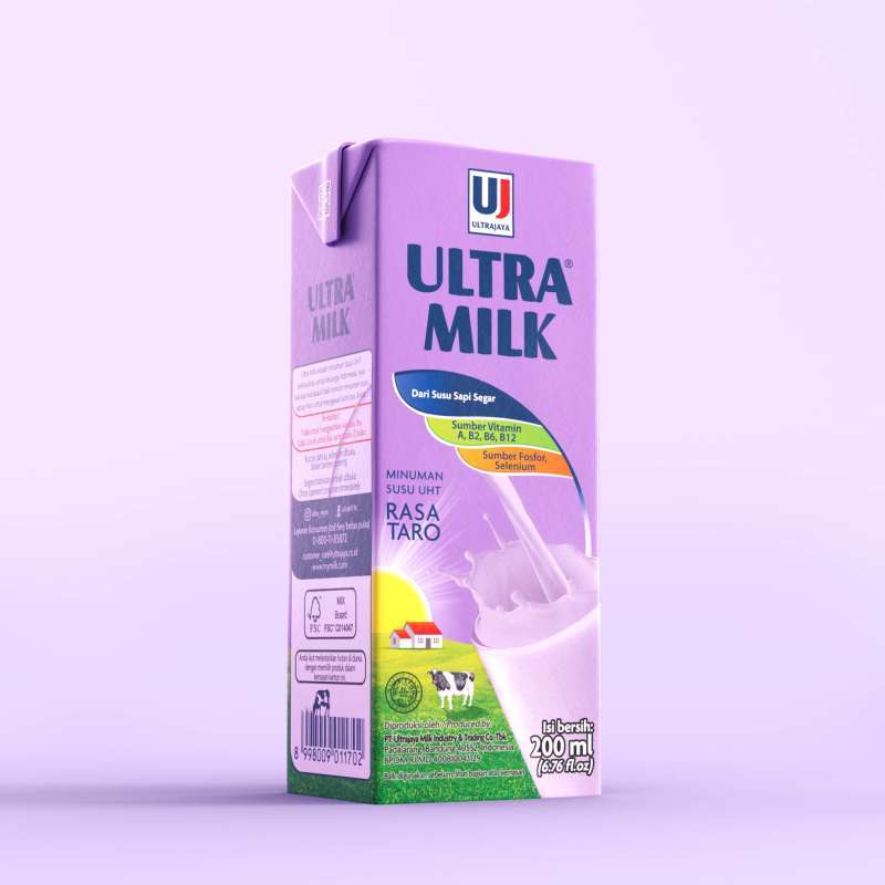 Jual Ultra Milk Susu Uht Taro 200 Ml Di Seller Tiptop Online Official ...