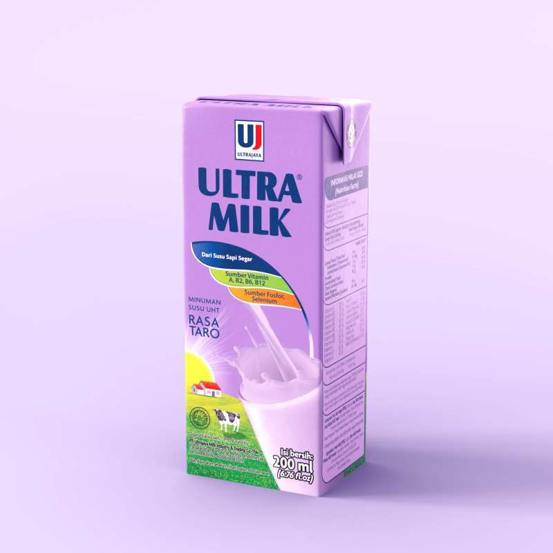 Jual Ultra Milk Susu Uht Taro 200 Ml Di Seller Tiptop Online Official ...