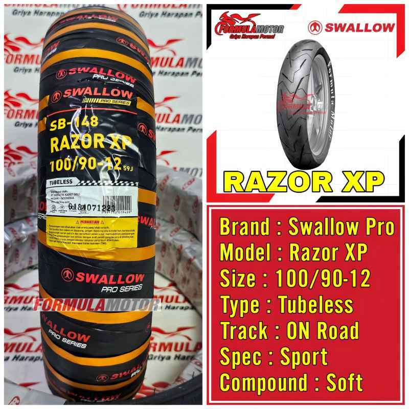Jual Swallow Razor XP Ring 12 Tubeless All Size SoftCompound - Ban ...