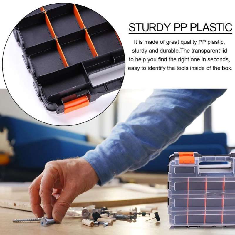 Jual FNICEL Kotak Perkakas Multifungsi Storage Tool Box Double Side G ...