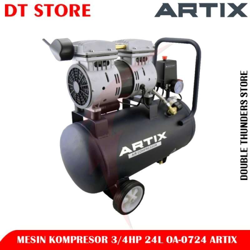 Promo IZUMI MAX OM0724 MESIN KOMPRESOR ANGIN OILLES TANPA OLI 3/4HP 24LITER - - OA 0724 Diskon ...