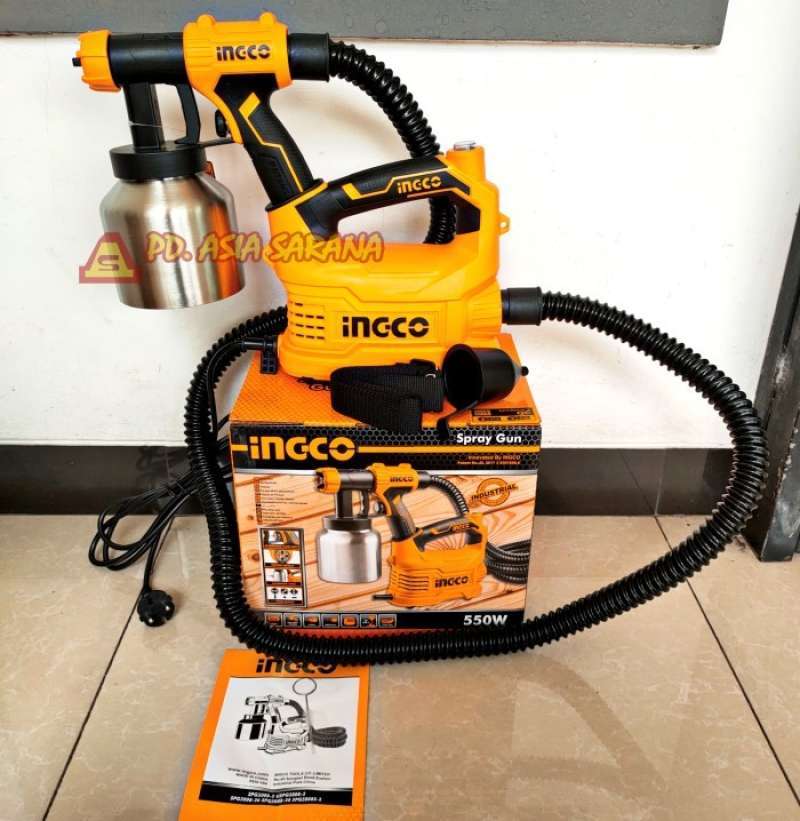Promo ELECTRIC SPRAY HVLP INGCO SPG5008-2 SEMPROT CAT KAYU BESI TEMBOK ...