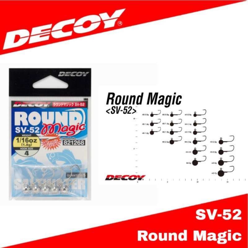 Promo Decoy SV-52 Jig Head Round Magic Diskon 9% di Seller DENANT STORE - Mekarsari, Kab ...