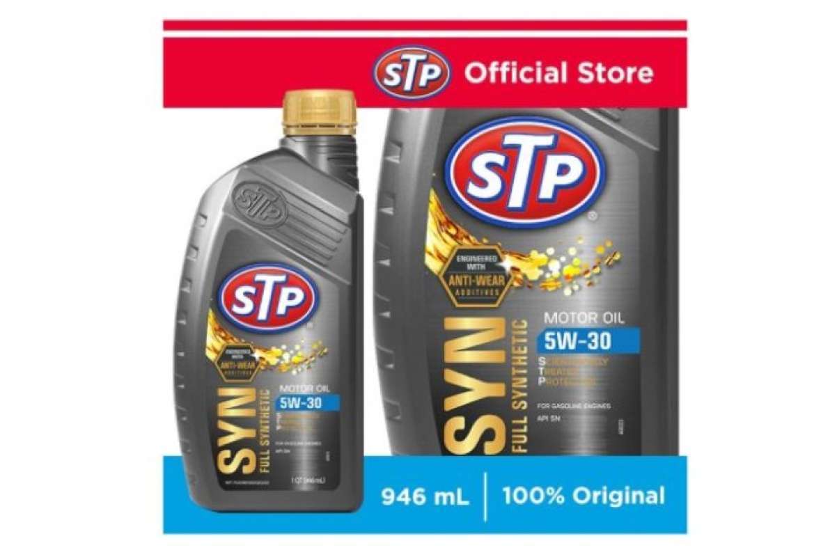 Promo STP FULL SYNTHETIC MOTOR OIL 5W-30 946 mL Original Diskon 9% di Seller Dharmajati Jaya ...