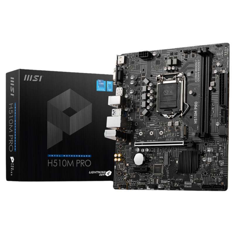Jual Motherboard Msi H510m Pro Mobo Intel Socket Lga1200 Ddr4 Mainboard ...