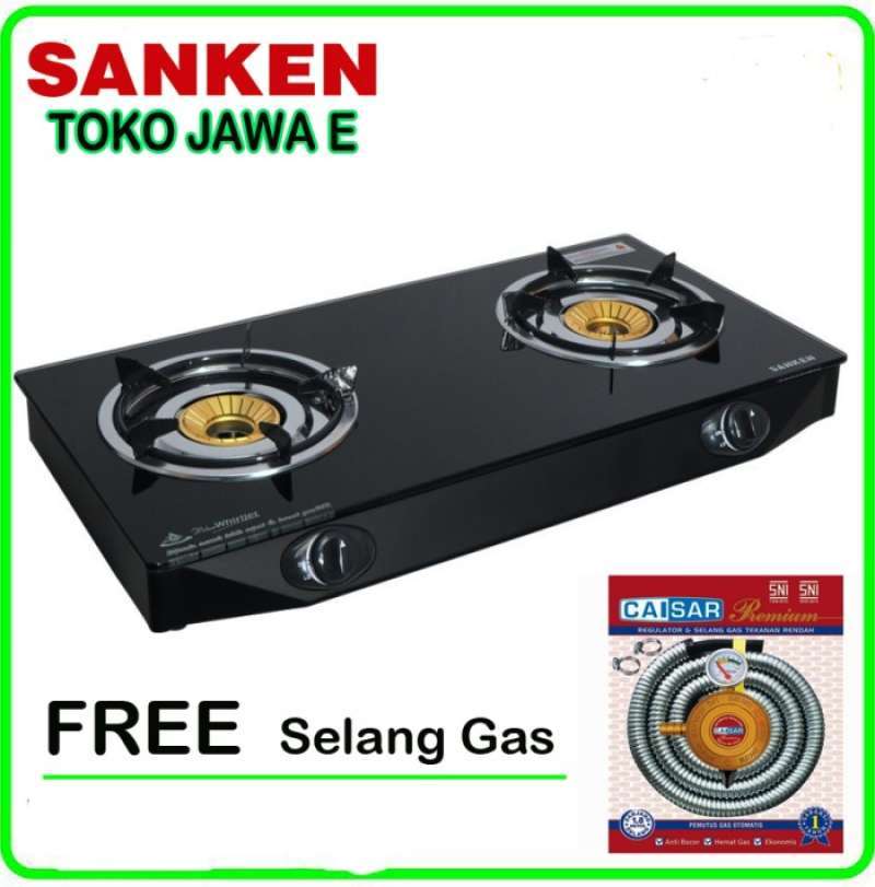 Promo Diskon Sanken Sg-369 Dx2 Kompor Gas Kaca 2 Tungku Api Biru ...