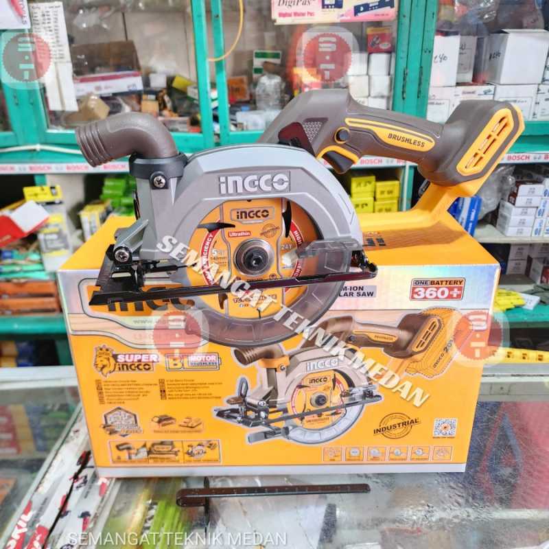 Jual Csli1402 Cordless Baterai Circular Saw Blade Mini 5 20v Unit Ingco ...