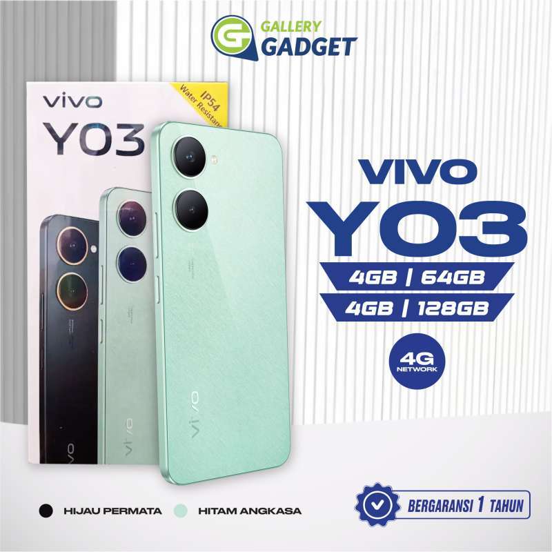 Promo Vivo Y03 4/64 4/128 Gb Ram 4gb 64gb 128g Smartphone Android - 4/64gb Space Black Diskon 8% ...