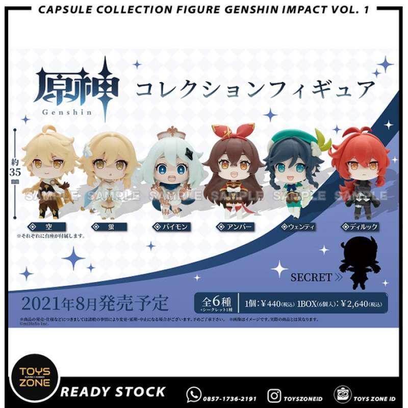 Promo Capsule Collection Figure Mini Genshin Impact Vol. 1 - Tocko99 ...
