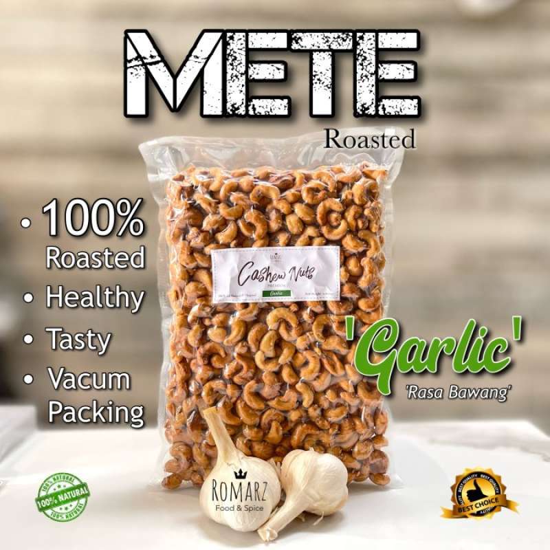 Promo Kacang Mete Oven Mede Oven Panggang Roasted Rasa Garlic Bawang ...