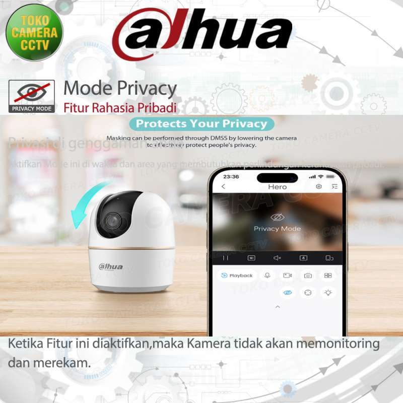 Jual Kamera Cctv Wifi Ip Camera Dahua Wireless Ptz 360 1080p 2mp Di ...