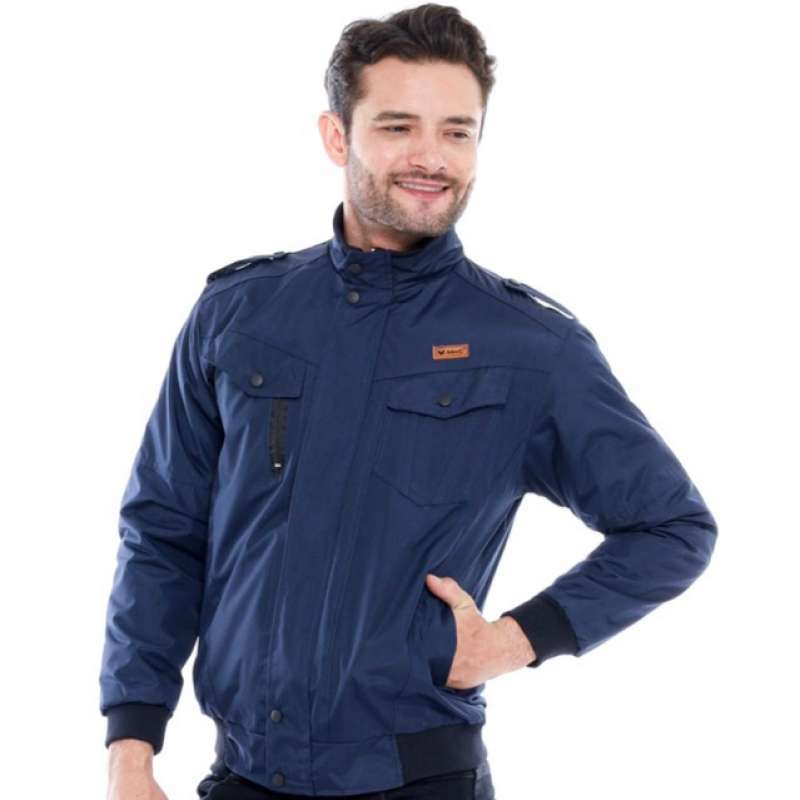 Promo Wolfstreet Jaket Pria Bahan Import Taslan Polyeter Tebal Anti Air - M Biru Diskon 27% Di ...
