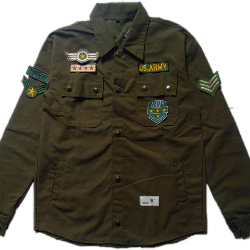 Promo Jaket Parka Semi Parka Terpasang Patch Army Nazi Adolf Hitler - M ...