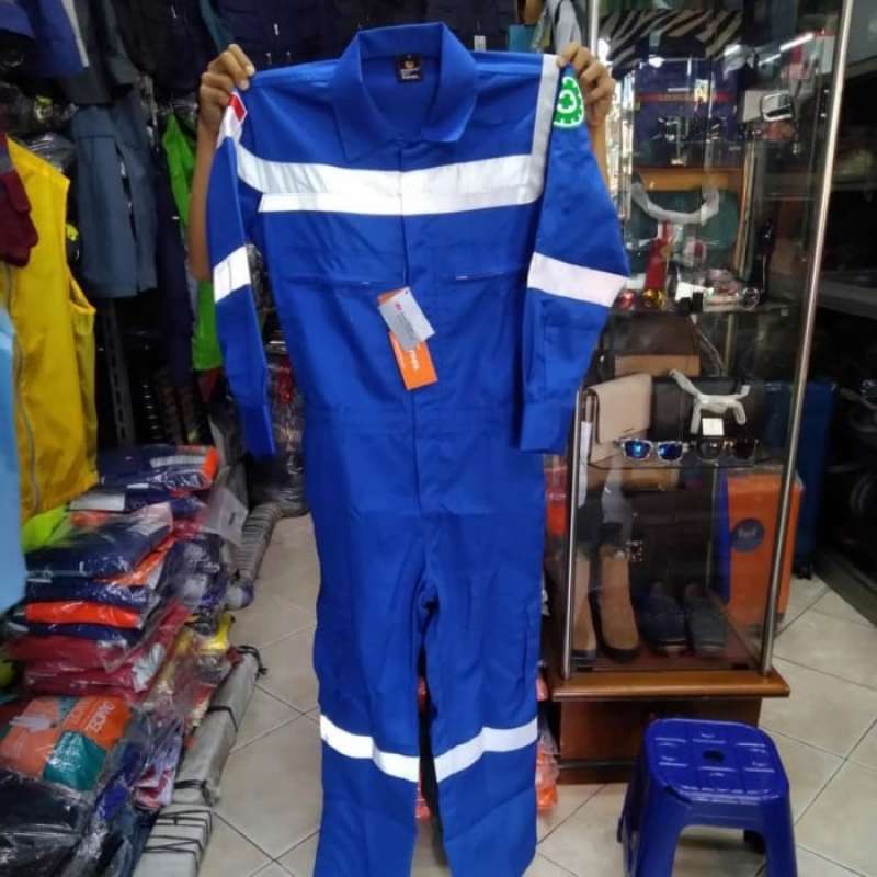 Promo Wearpack Coverall Nomex Dupont Anti Api Watna Biru Navy Orange ...
