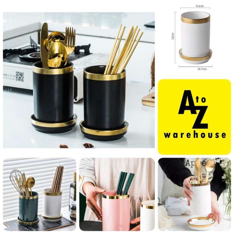 Promo New Nordic Chopsticks Tube Holder Tempat Sumpit Tempat Sendok ...