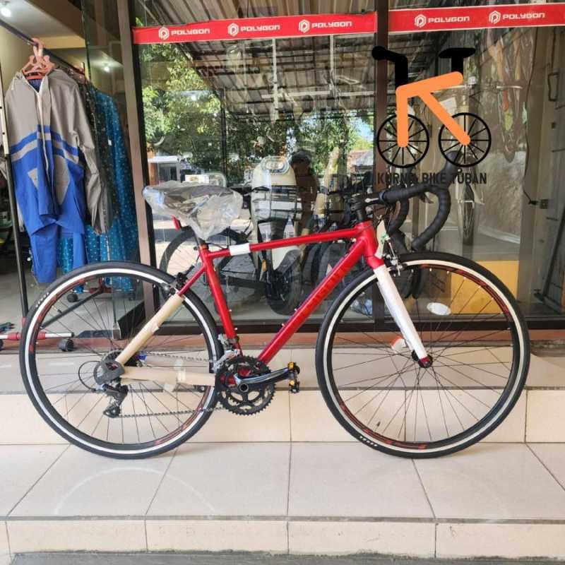 Jual Sepeda Balap Roadbike Polygon Strattos S2 - Merah - M Di Seller Kurnia Bike Tuban ...