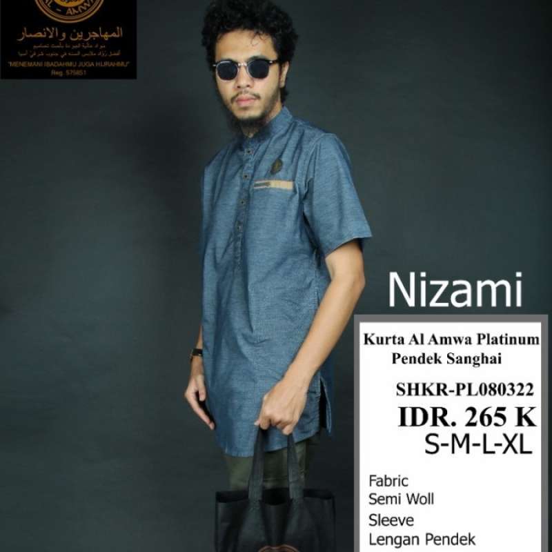 Promo Kurta Jumbo Al Amwa Platinum Jumbo Gamis Pria - Kikiso - Light ...