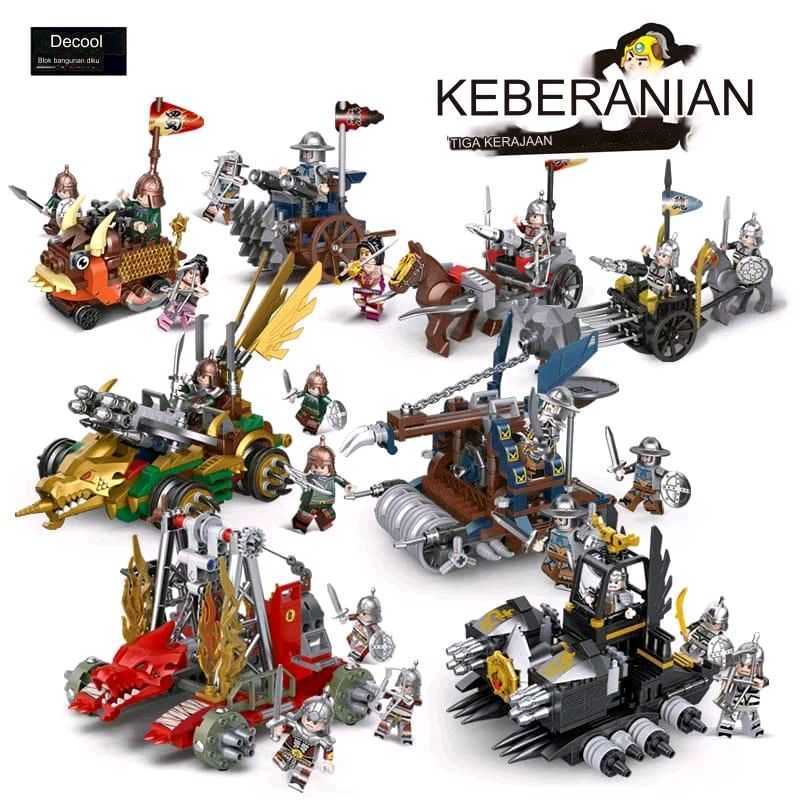 Jual Brick Mainan Balok Ancient Chinese Three Kingdoms Building Block ...