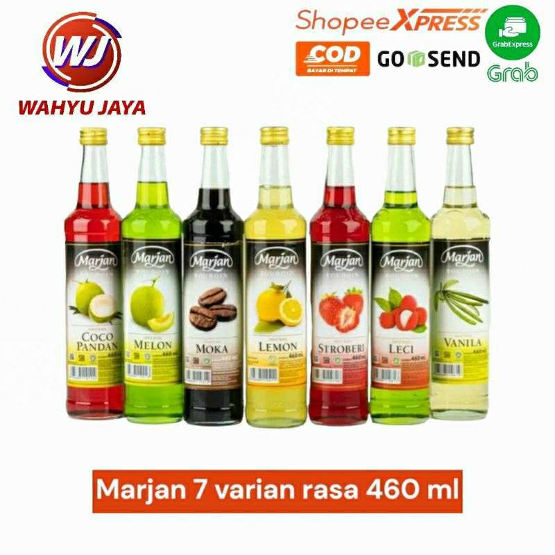 Jual Marjan Syrup All Varian 460 Ml - Cocopandan Di Seller Wahyu Tobaku ...