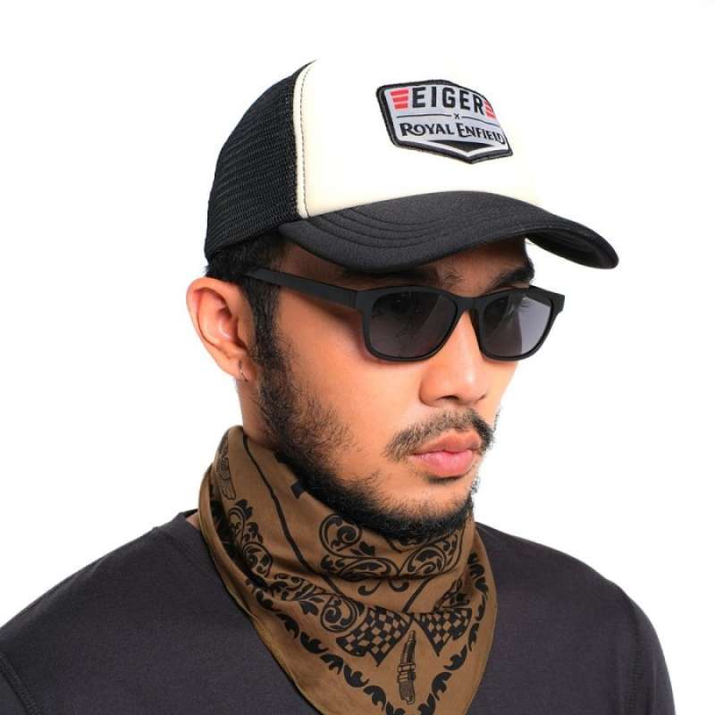 Jual Eiger X Royal Enfield Exre Bullet Cap - S-m Dark Grey Di Seller ...