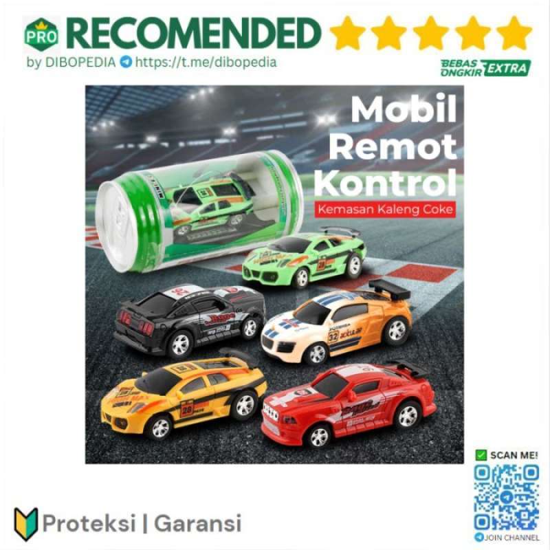 Promo Remote Control Rc Car Kemasan Kaleng Coke - Multi Warna Diskon 23 ...