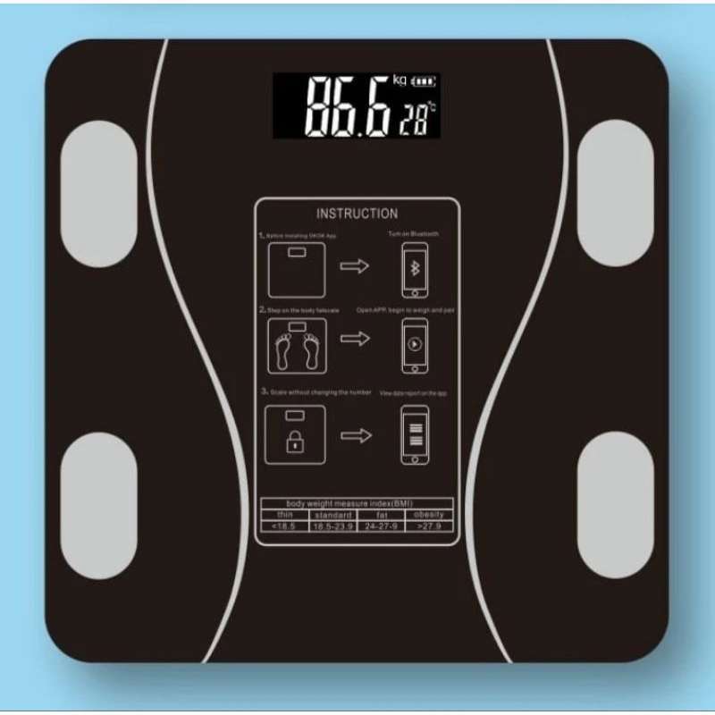 Jual Timbangan Badan Digital Body Fat Monitor With Bluetooth App Smart ...