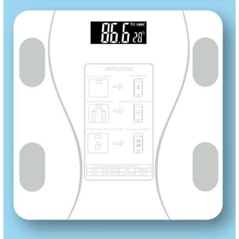 Jual Timbangan Badan Digital Body Fat Monitor With Bluetooth App Smart ...