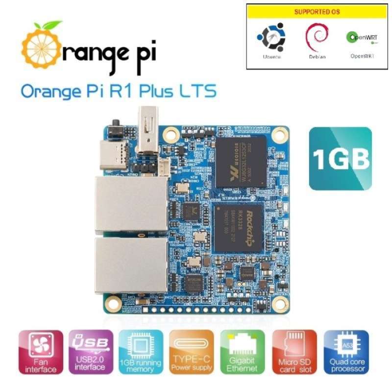 Promo Orange Pi R1 Plus Lts - 1gb Diskon 23% Di Seller Praptuma ...
