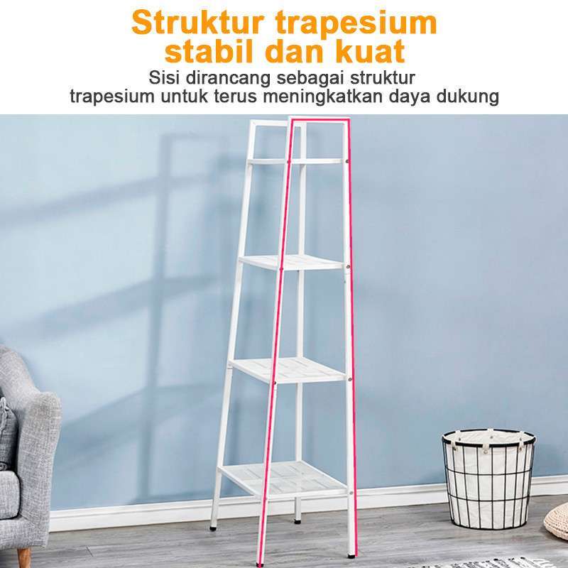 Promo Rak Besi Susun Rak Susun Besi Lerberg Se - 4l 60-35-151(putih ...