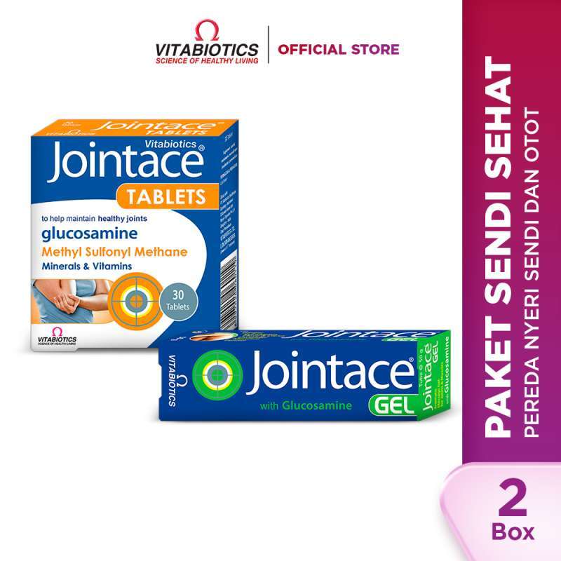 Promo Paket Sendi Kuat - Vitabiotics Jointace Gel 50gr + Jointace @30 ...
