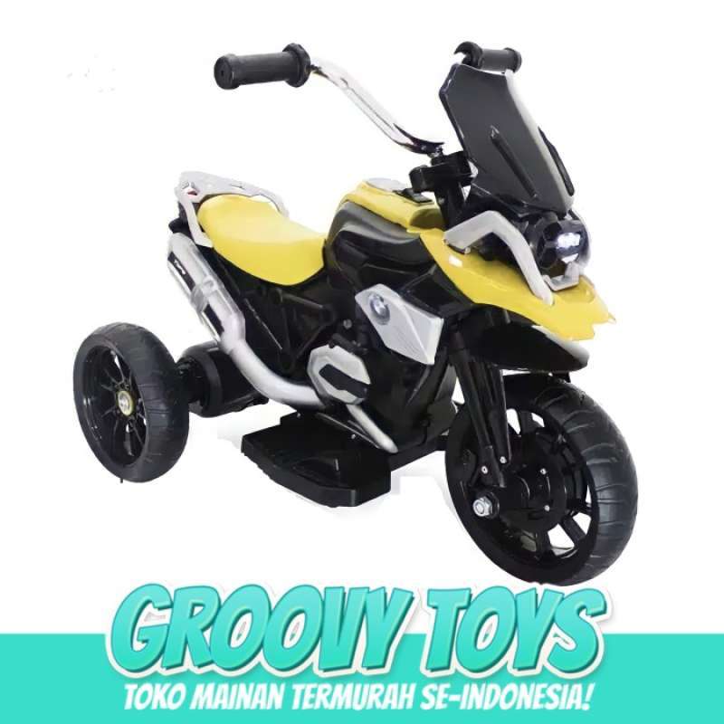 Promo Mainan Anak Motor Aki Type R - Motor Sport Pmb M888 - Kuning ...