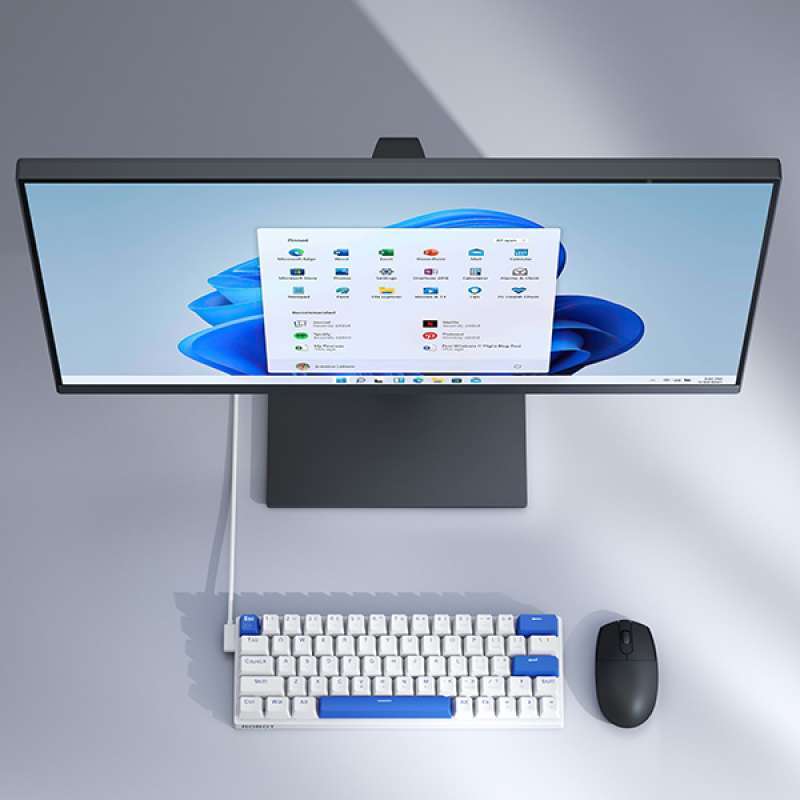 Jual Robot Workmate Iv Mechanical Wired Keyboard Gaming 94 Keys Pbt ...