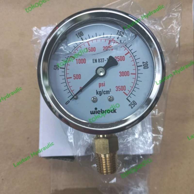 Promo Pressure Gauge 250 Bar 2.5 Inch Stainless - 160 Bar Diskon 50% Di ...