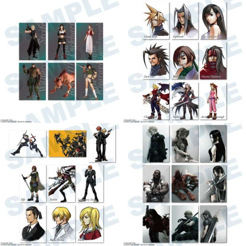 Promo Final Fantasy Vii Anniversary Art Museum 2 Normal Card Ff7 ...