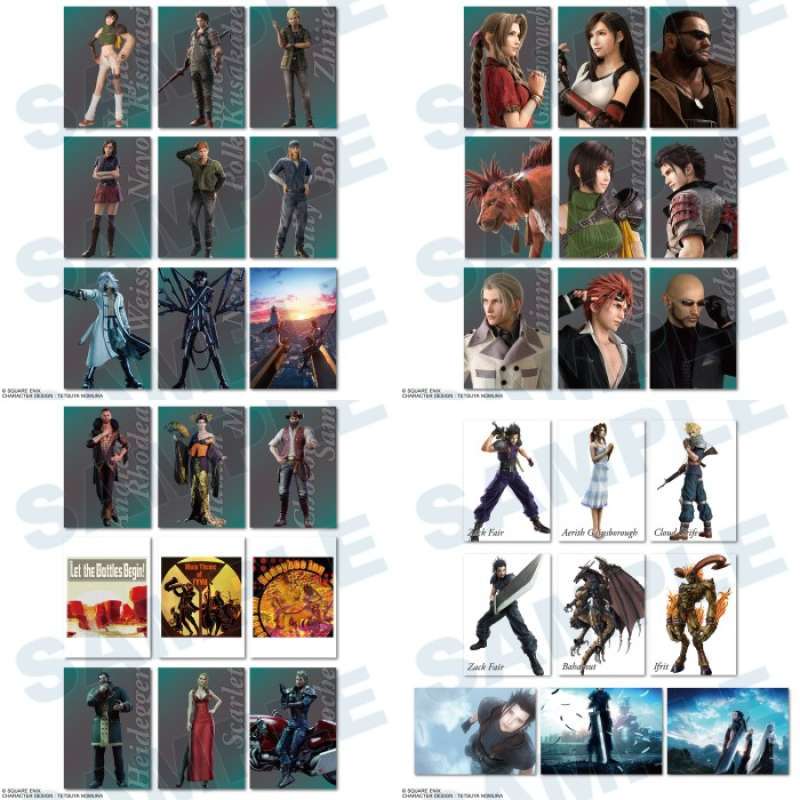 Promo Final Fantasy Vii Anniversary Art Museum 2 Normal Card Ff7 ...