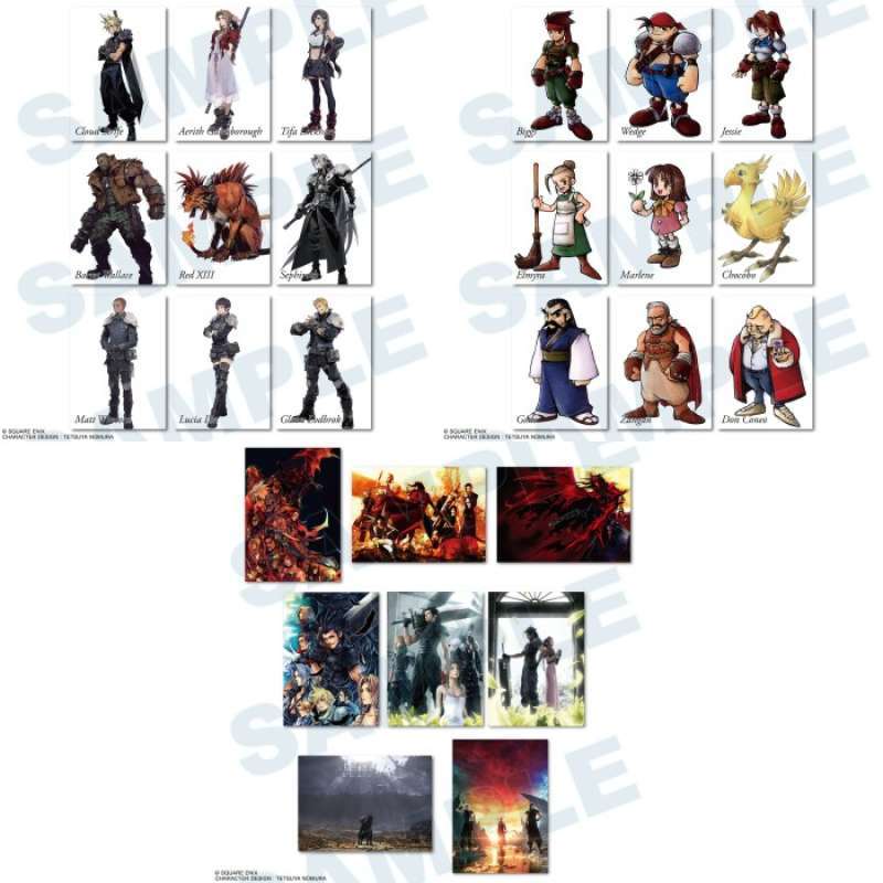 Promo Final Fantasy Vii Anniversary Art Museum 2 Normal Card Ff7 ...