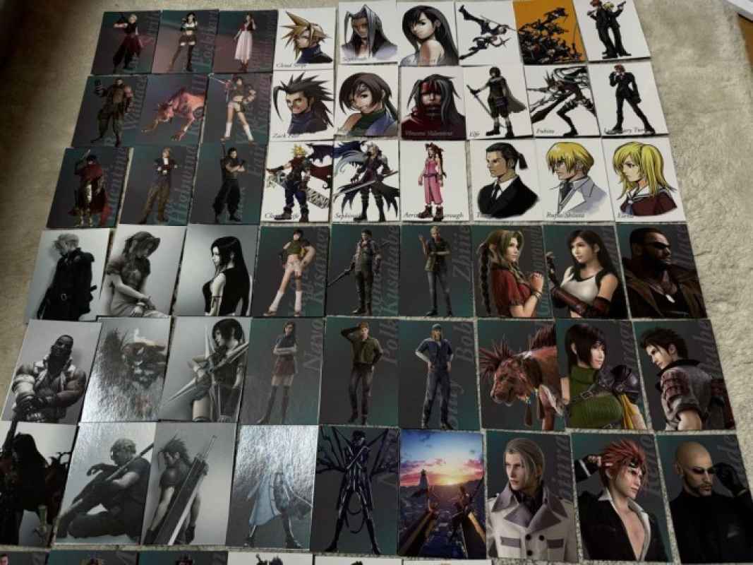 Promo Final Fantasy Vii Anniversary Art Museum 2 Normal Card Ff7 ...