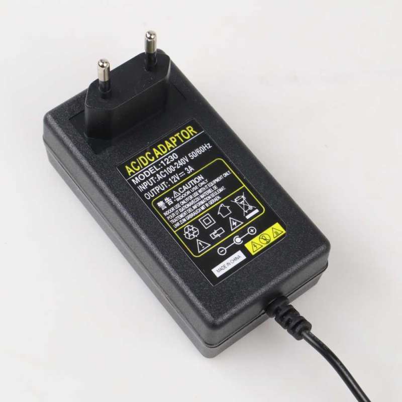 Jual Vbs Adaptor Power Supply Led Strip Monitor Converter 12v 3a 36w ...