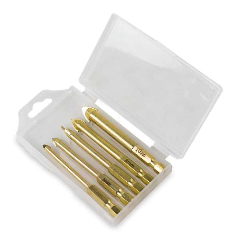 Jual Tasp Mata Bor Tungsten Drill Bit 4 5 6 8 10mm 5 Pcs Mgdk002 Bor ...