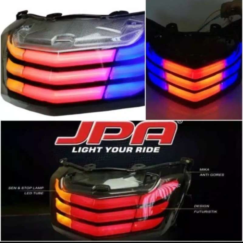 Jual Lampu Stop Rem Led 3in1 Motor Yamaha Nmax-155 Old Jpa Best Quality ...