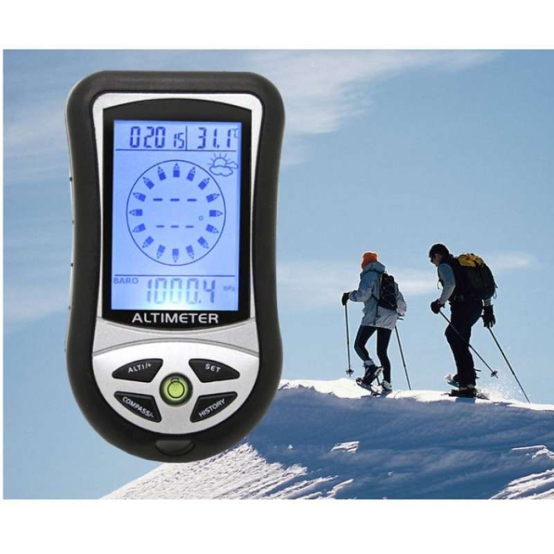 Jual Mini 8 In 1 Lcd Digital Altimeter Barometer Thermo Compass Time ...
