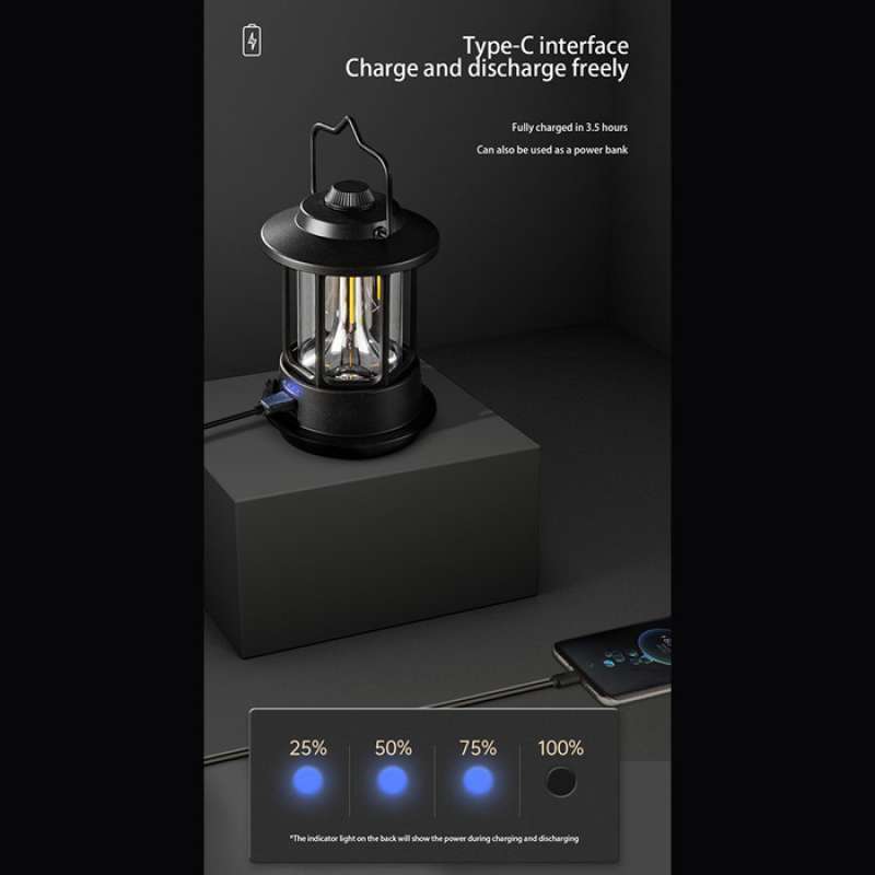 Promo Blackdog Lampu Camping Bd-lyd07 Led Retro Atmosphere Lamp Diskon 29% Di Seller Hike N Run ...