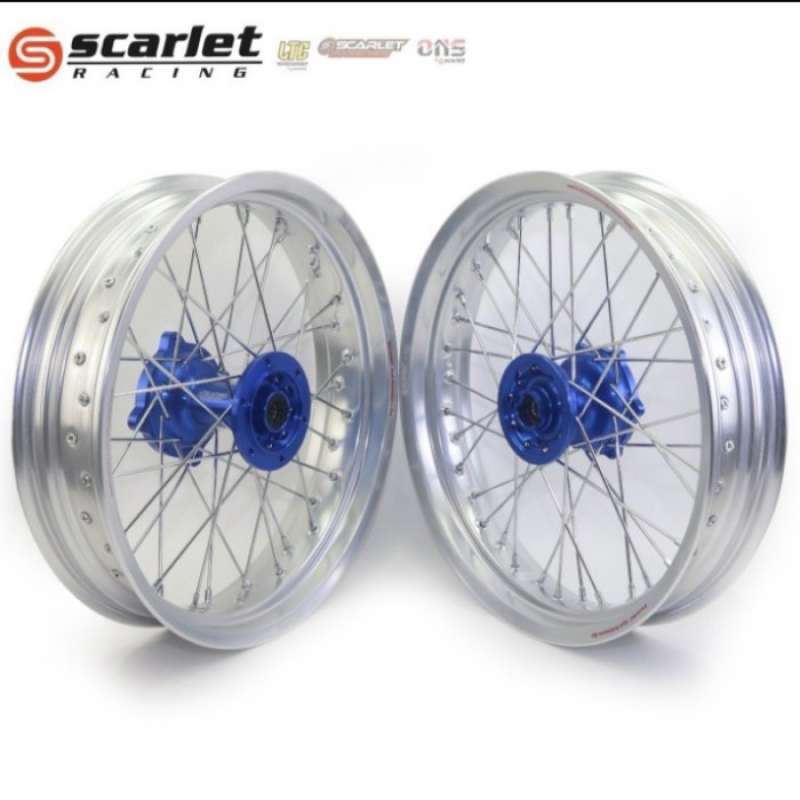 Promo Velg Set Klx D-tracker Moto Ring 17 300 350 Full Scarlet Racing ...