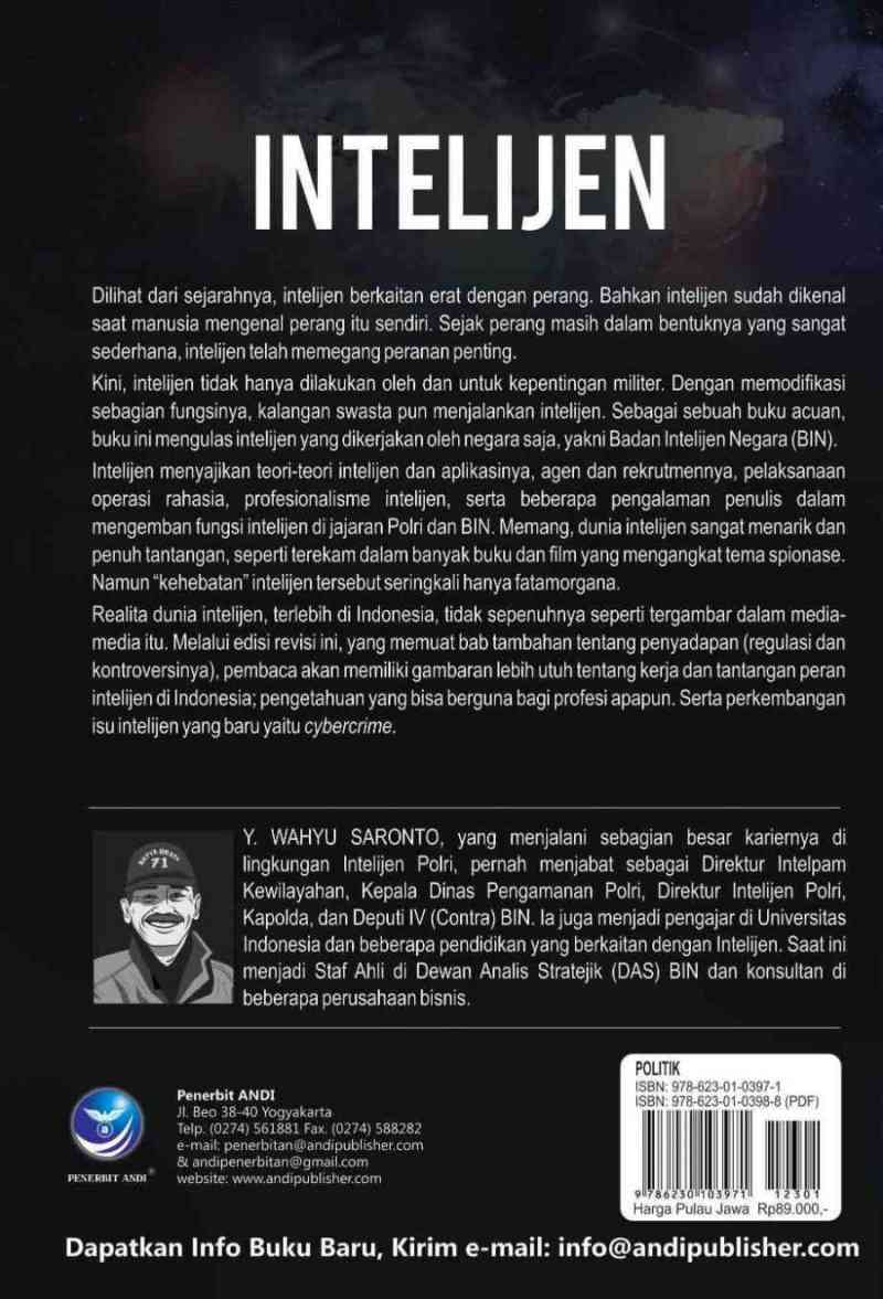 Jual Buku Intelijen, Teori Intelijen Dan Pembangunan Jaringan Edisi Ix ...