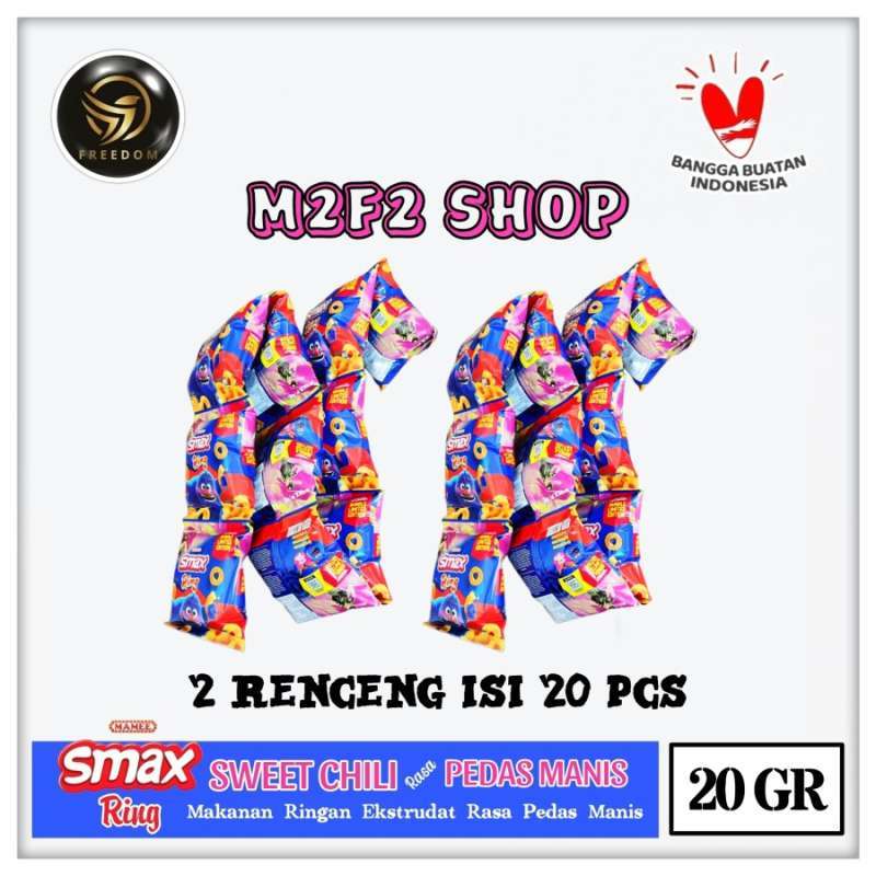 Promo Mamee Smax Ring Pedas Manis | Sweet Chili Flavour Sachet - 20 Gr ...