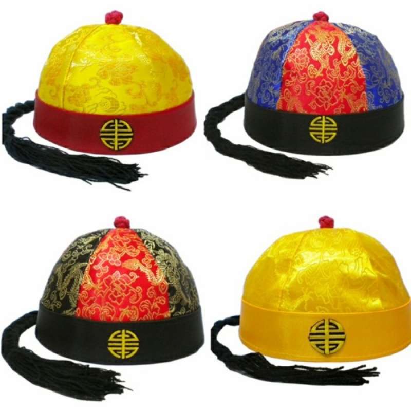 Promo China Traditional Hat Topi Chinese New Year Anak Balita Boy ...