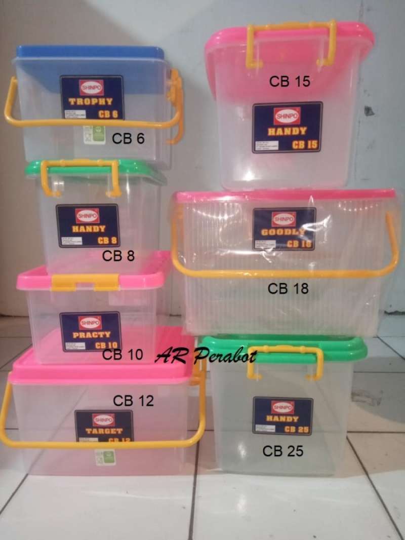 Promo Container Box Shinpo Cb 6 8 10 12 15 18 25ltr/kotak Tempat ... Promo Container Box Shinpo Cb 6 8 10 12 15 18 25ltr/kotak Tempat ...