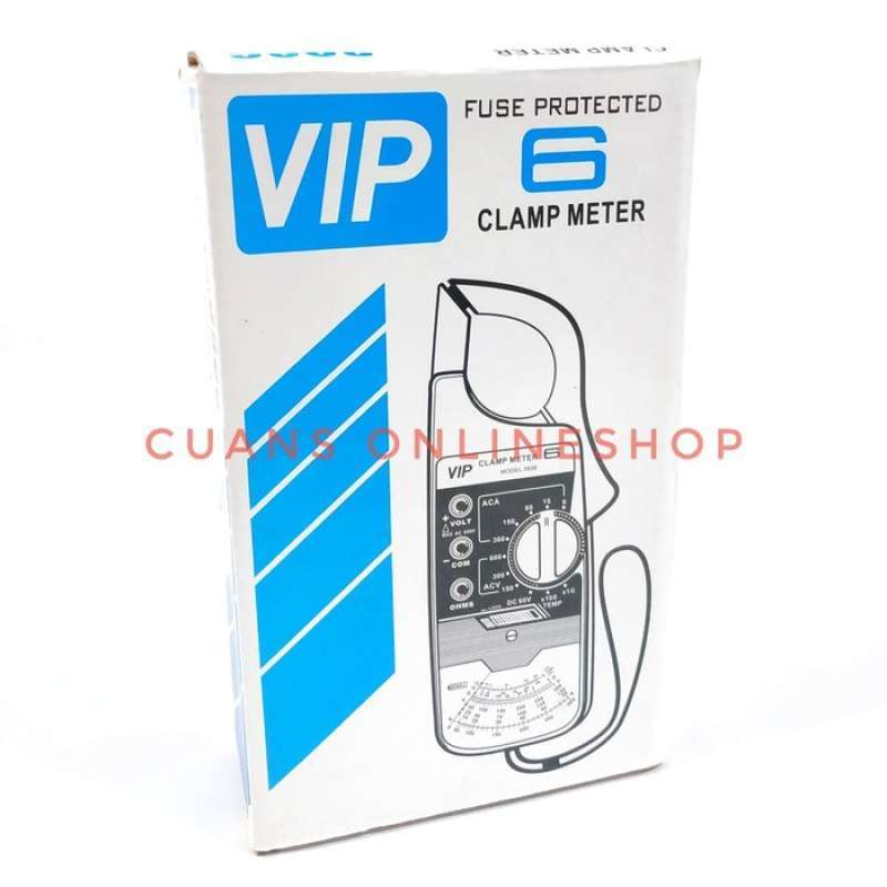 Promo Vip 6 Fuse Protected Clamp Meter. Tang Ampere Multimeter Model ...